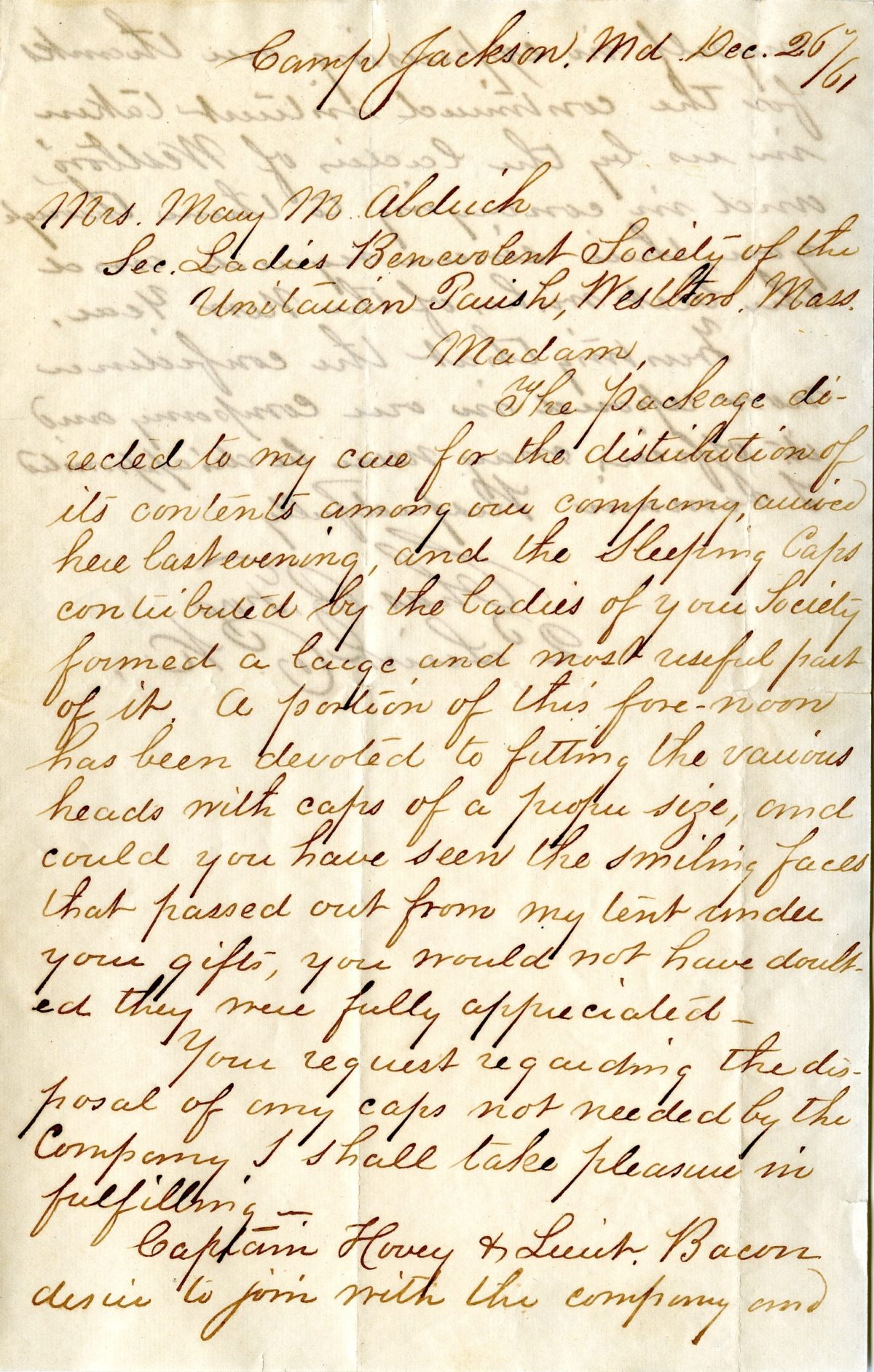 Recently Discovered Items from the Historical Papers of Dr. Charles H ...